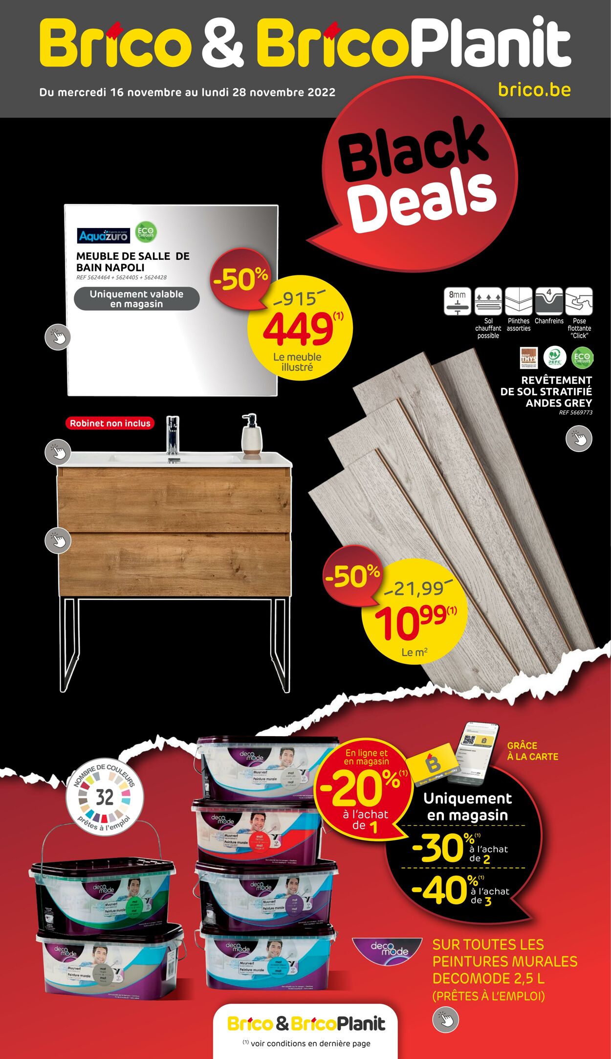 Brico Folder Promotionnel - Black Friday 2024 - Valable à partir du 16. ...