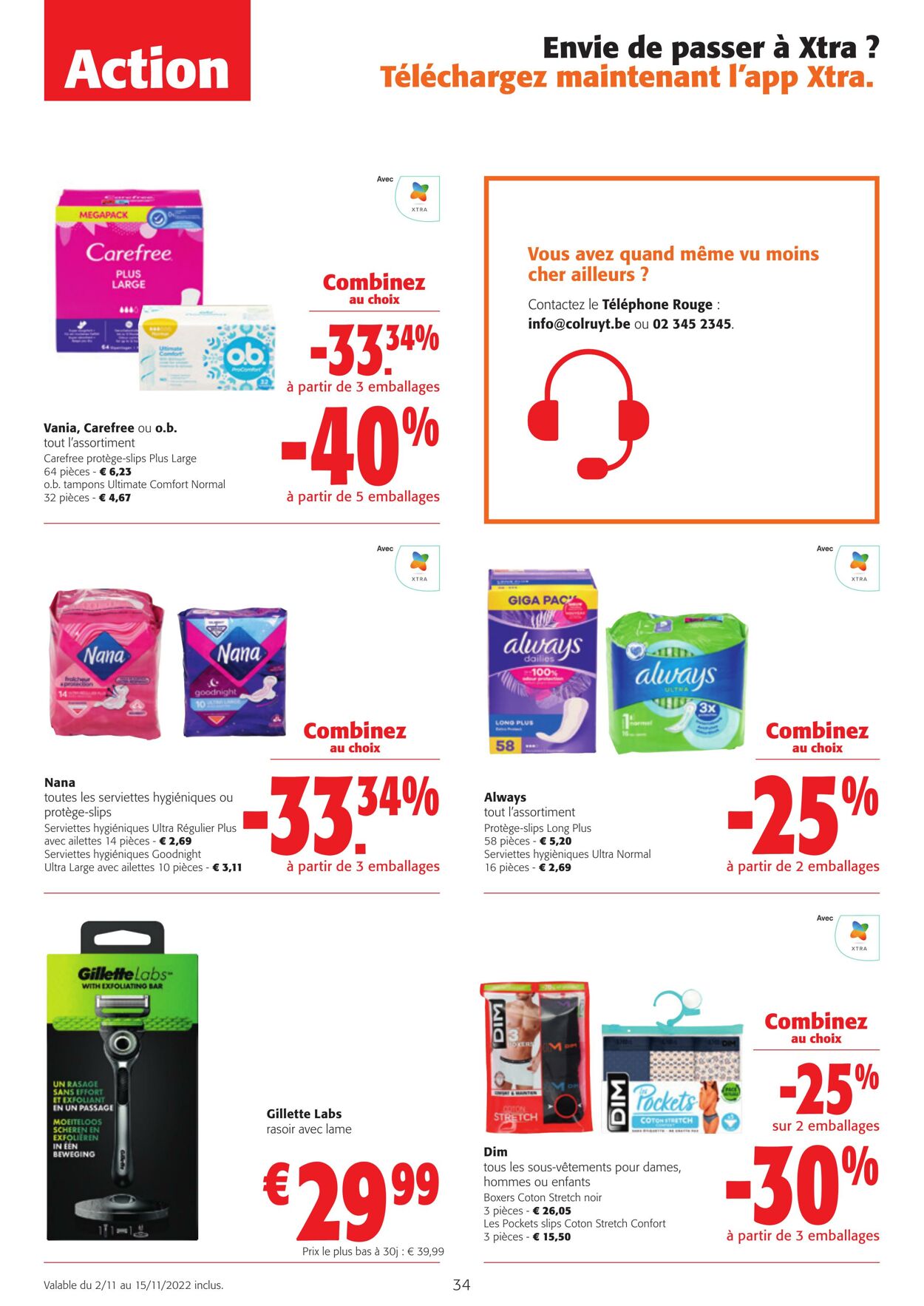 Colruyt Folder Promotionnel - Valable à partir du 02.11 au 15.11 - Page ...