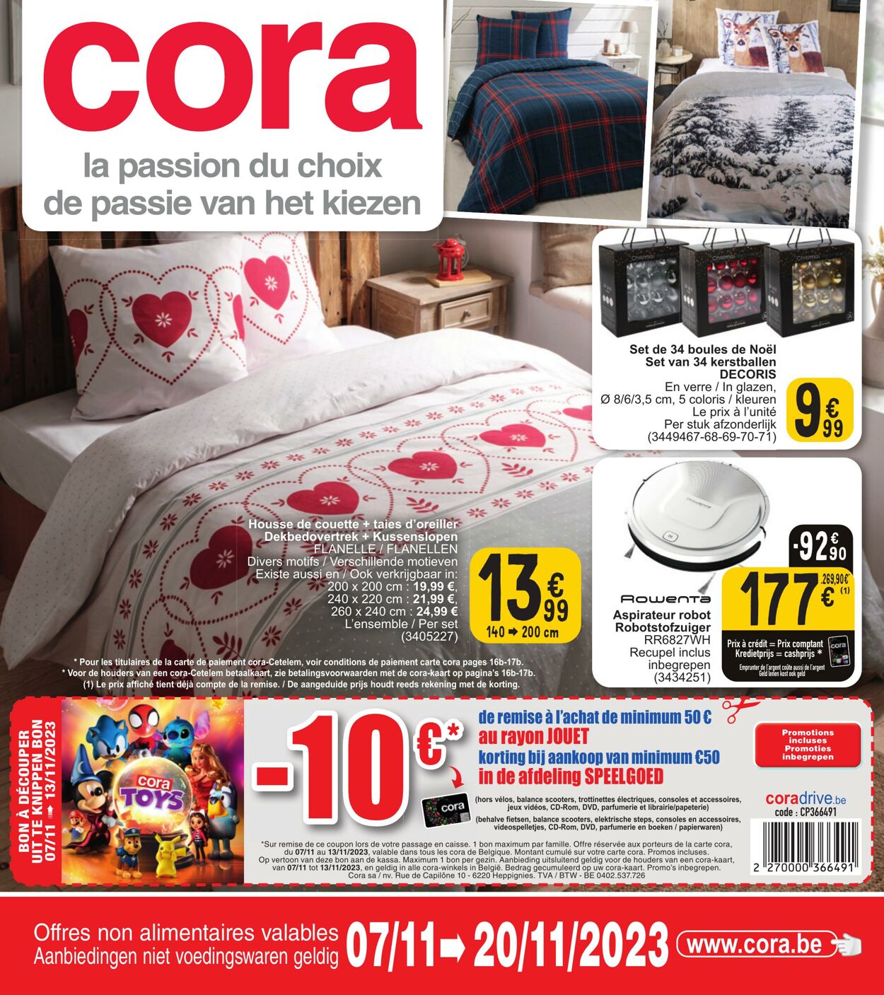 Cora Folder Promotionnel - Anderlecht - Valable à partir du 07.11 au 20 ...