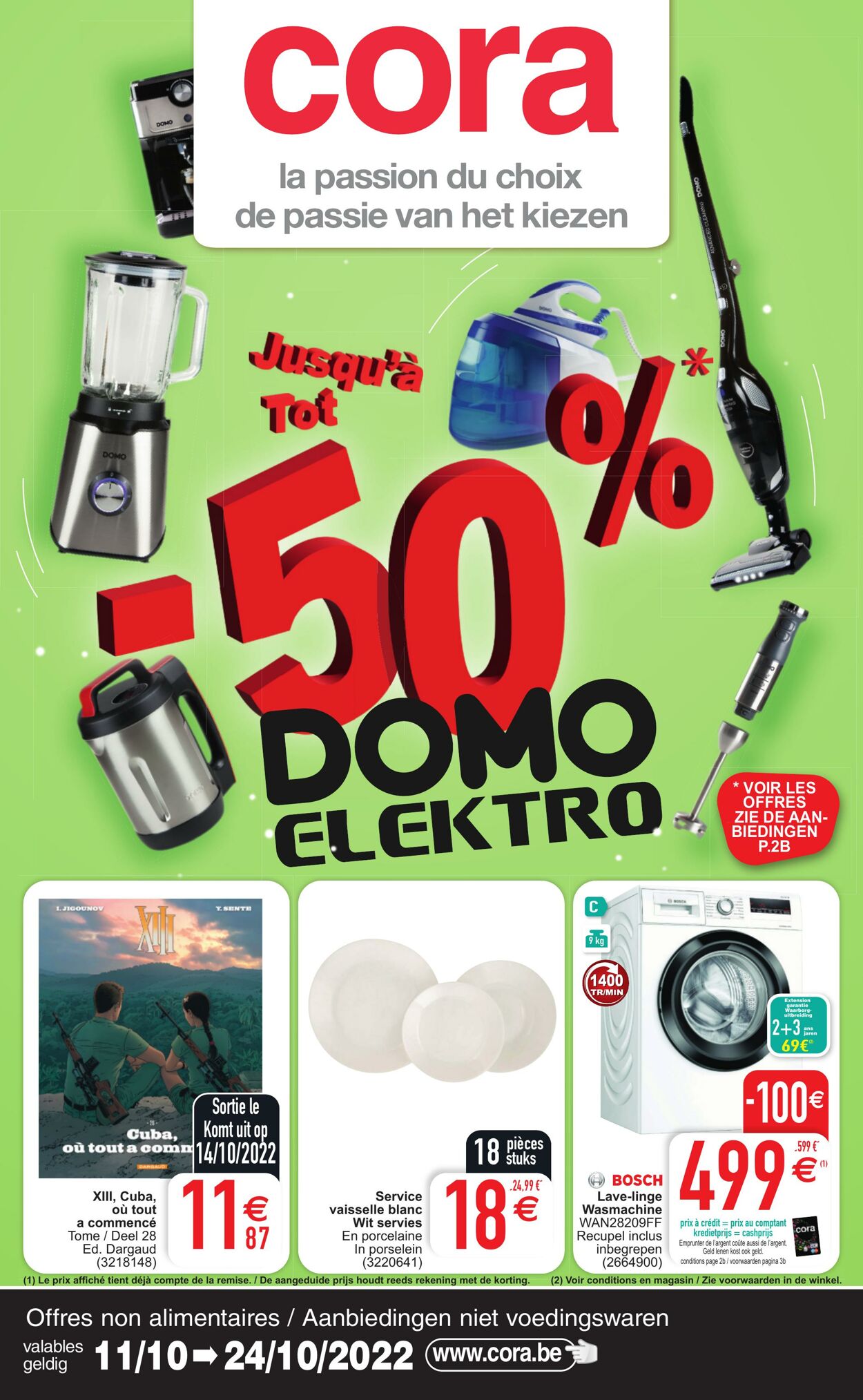 Folder actuel Cora - Anderlecht - Valable à partir du 11.10 au 24.10 ...