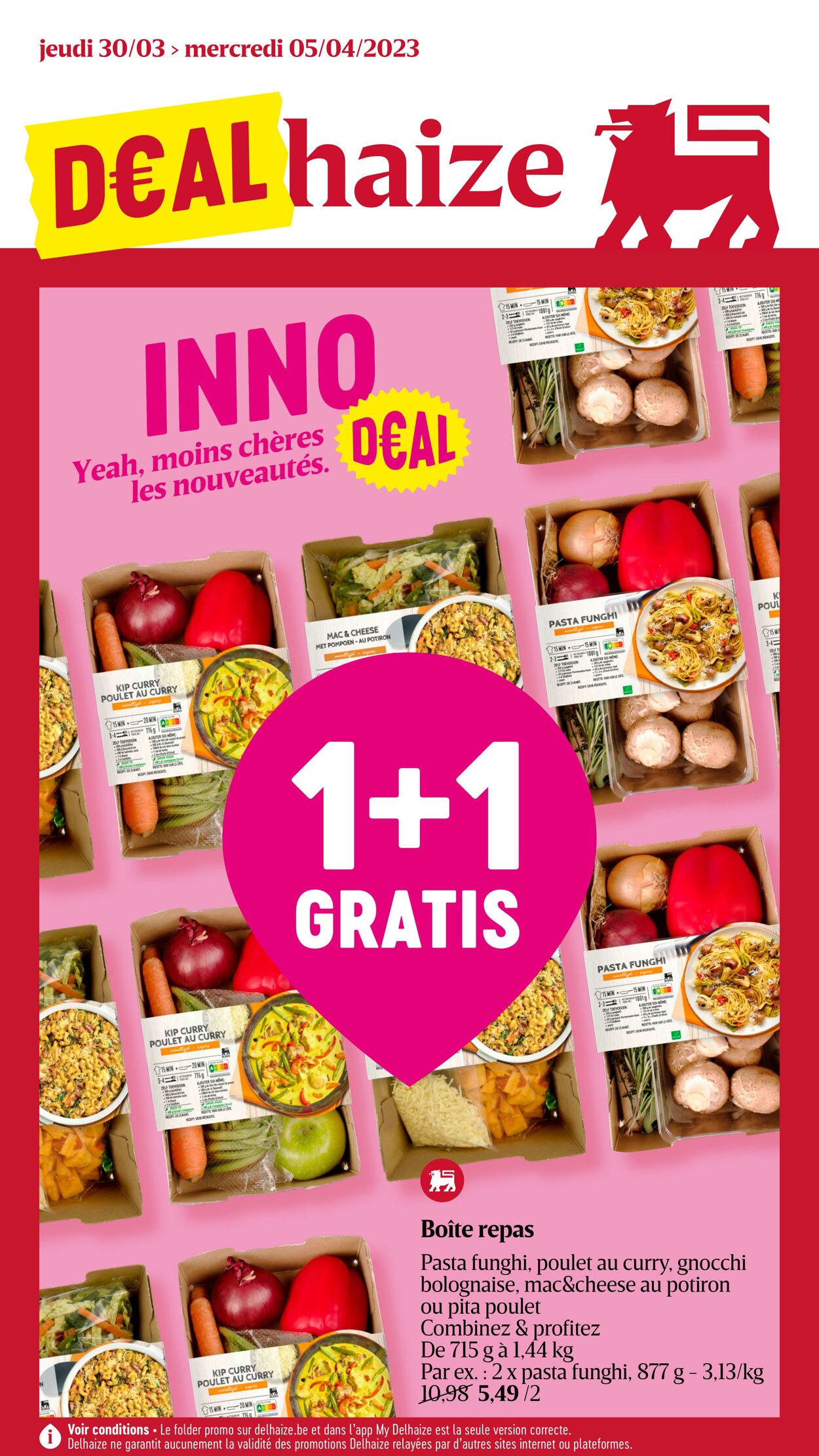 Delhaize Folder Promotionnel - Valable à partir du 30.03 au 05.04 ...