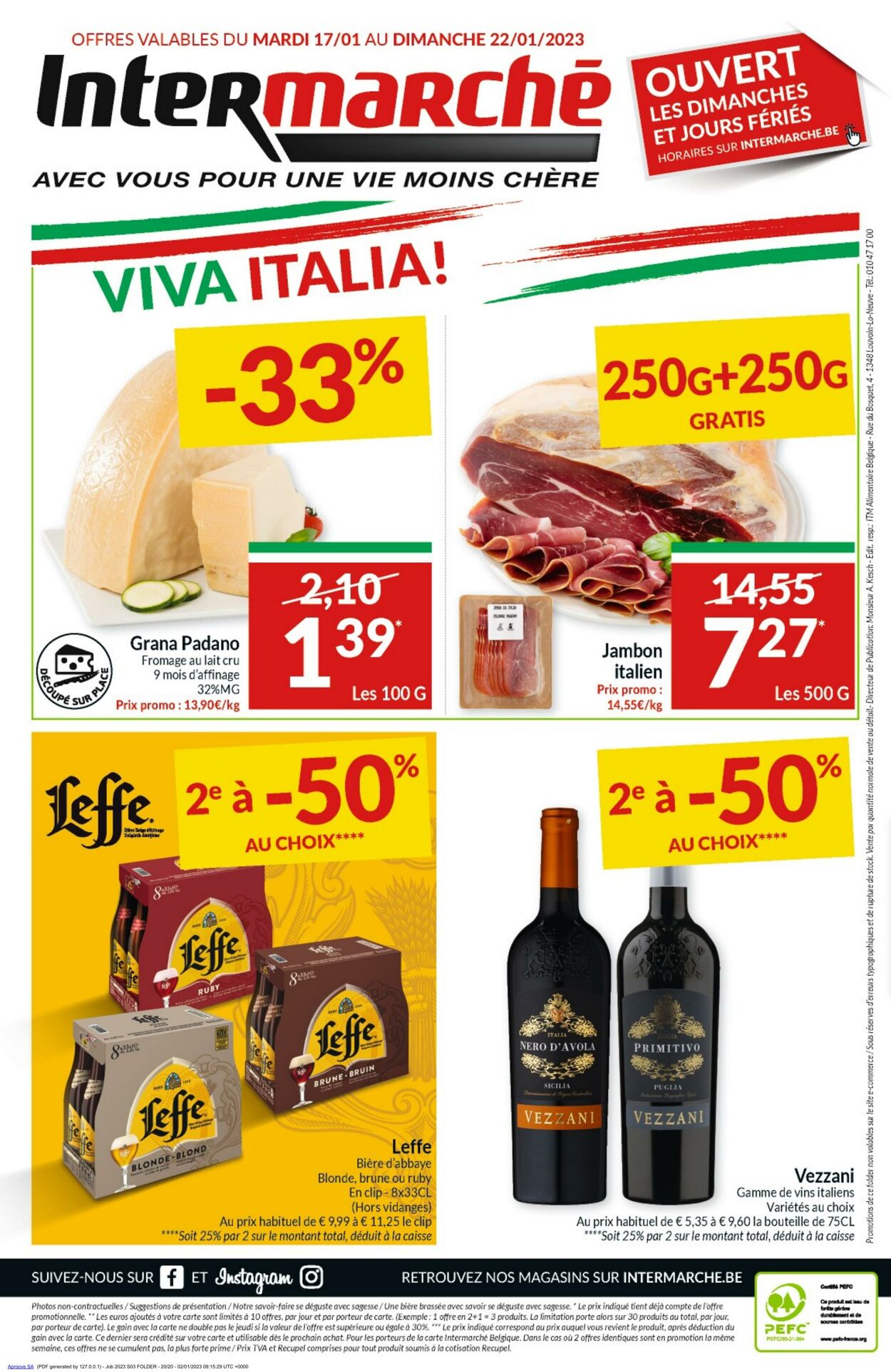 Intermarché Folder Promotionnel - Valable à partir du 17.01 au 23.01 ...