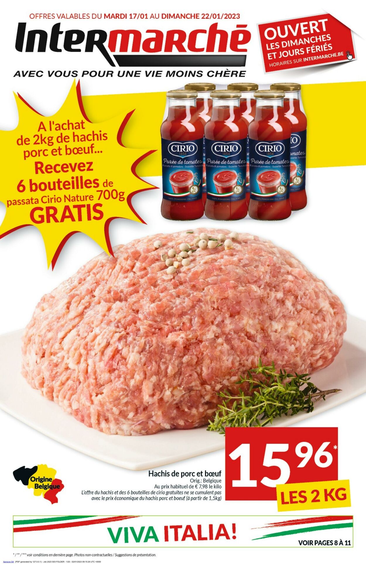 Folder actuel Intermarché - Valable à partir du 17.01 au 23.01 ...