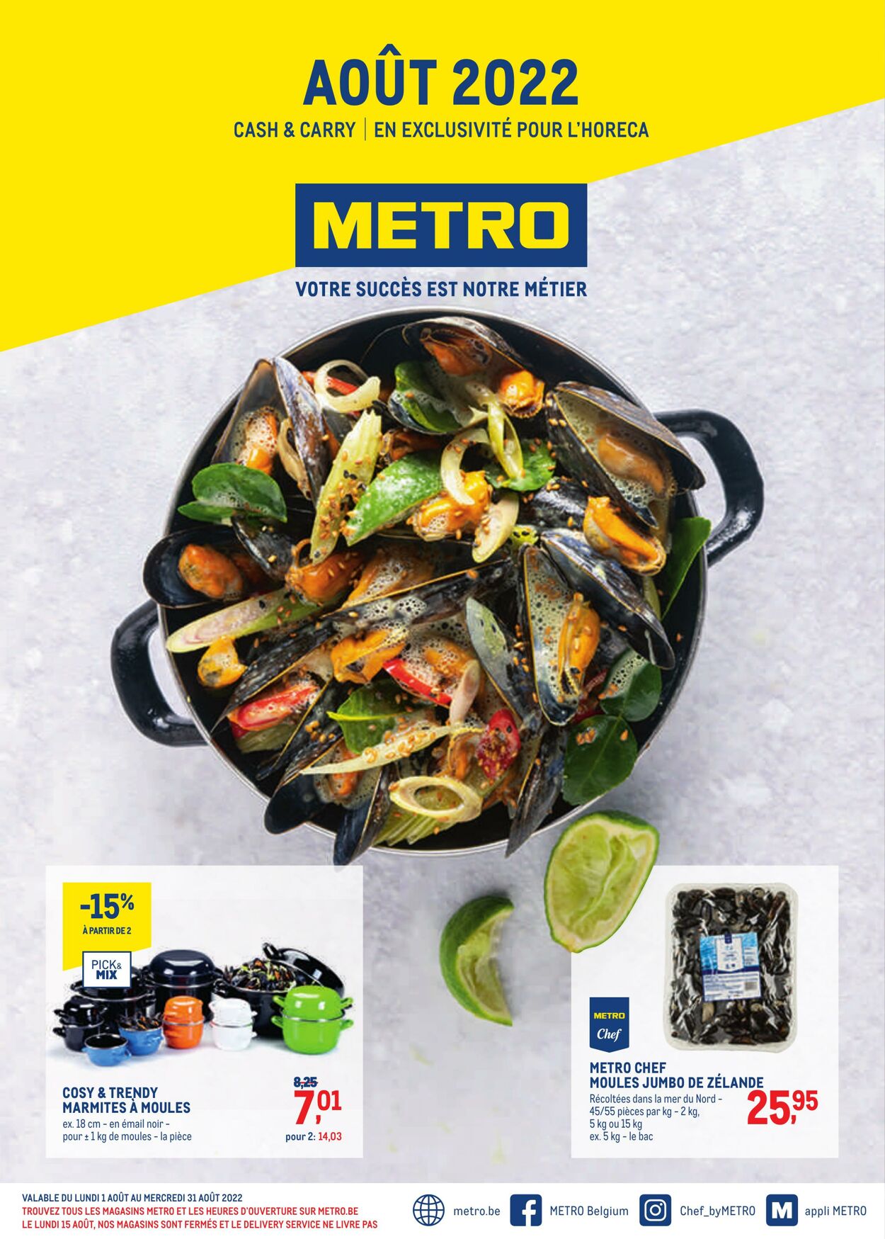 Metro Folder Promotionnel - Valable à partir du 01.08 au 31.08 - Page n ...